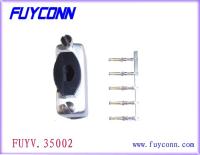 China SGS-Certified V35 Crimping Female Connector 1-34 Pin with Gold Plated Contacts and Aluminum Case for sale