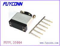 China V.35 Male Crimp Housing Connector 1-34 Pin with Gold Plated Contacts and Aluminum Case for sale