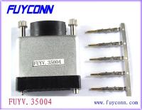 China V.35 Male Crimp Housing Connector 1-34 Pin with Gold Plated Contacts and Aluminum Case for sale