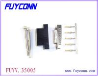 China V.35 Female Crimp Housing Connector with Metal Shell - 1 to 34 Pin Configuration, 7A Current Rating for Cisco Router Applications for sale
