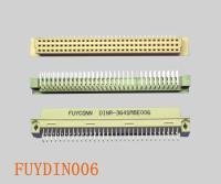 China DIN 41612 R Type 64P 3-Row Right Angle Female PCB Connector with 2A Current Rating and 250V Voltage for sale