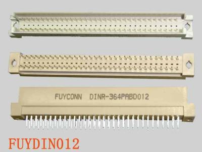 China DIN 41612 R Type 3 Row 64 Pin Male Eurocard Connector Straight PCB Terminals for sale