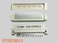 China DIN 41612 B Type 32 Pin Right Angle Male Eurocard Connector 2 Rows PBT for sale