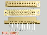 China DIN 41612 Receptacle B Type Female 32P Straight PCB Connector 2A 250V for sale