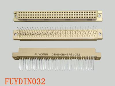 China PCB Straight DIN 41612 Connector 3 Rows 64Pin Middle Row is Empty for sale