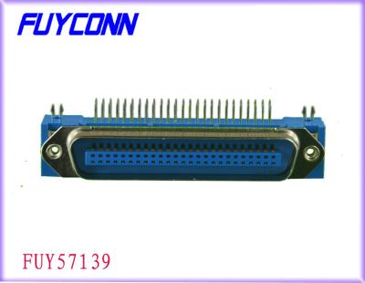 China 57 CN Series Centronics 2.16mm Pitch Right Angle PCB Male Connector with Board Lock 50 Pin for sale