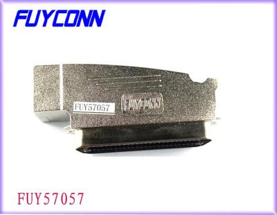 China Amphenol 957 100 Pin Centronics Connector Male Plug IDC Type with Zinc Cover 2.16mm Pitch for sale