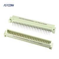 China Right Angle PCB DIN 41612 Connector 3 Rows Male Eurocard 96 Pin 2.54mm for sale