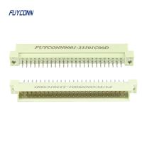 China DIN 41612 Eurocard 50 Pin Male Connector Straight PCB 2.54mm Pitch 2 Rows for sale