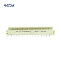 China DIN 41612 Eurocard 50 Pin Male Connector Straight PCB 2.54mm Pitch 2 Rows for sale