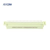 China DIN 41612 Eurocard 50 Pin Male Connector Straight PCB 2.54mm Pitch 2 Rows for sale
