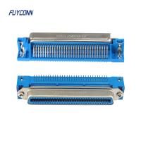 China 64 Pin DIP Centronics Female Connector PCB Right Angle  With Board Lock for sale