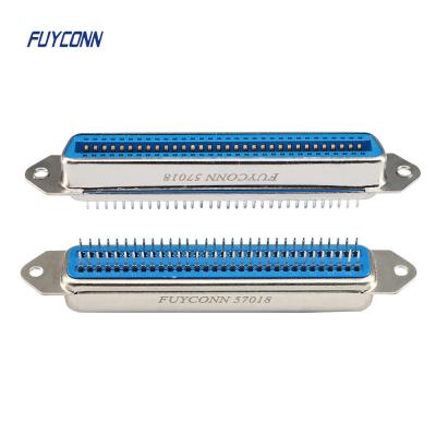 China 90 Degree 36 Pin Centronics Female Connector DIP Type Right Angle Receptacle for sale
