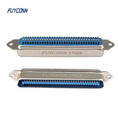 China 64 Pin Male Centronics Solder Cup Adapter Plug 2.16mm Pitch DIP Connector for sale