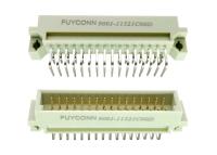 China DIN41612 Female Eurocard Connector 3 Rows 96P Press Pin 2.54mm Pitch for PCB for sale