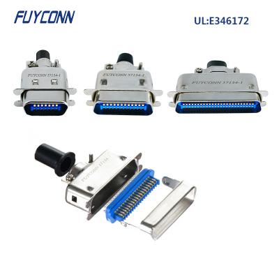 China DDK Centronic Connector 57-30 Male 14 to 50 Pin Solder Cup 2.16mm Pitch for sale