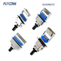 China DDK 57-30 Centronics Connector Male Plug 36 Pin Solder Cup 180 Degree Metal Hood for sale