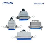 China DDK 57-60 Centronics Connector Solder Cup 14 24 36 50 Pin Female Metal Hood for sale