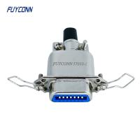 China DDK 57-60 Centronics Connector Solder Cup 14 24 36 50 Pin Female Metal Hood for sale