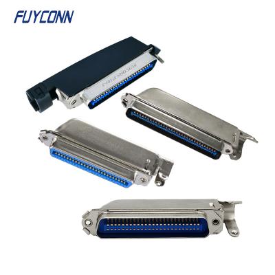 China DDK 57 Series Centronics 50 Pin Female Connector 5770500 Right Angle Hood for sale