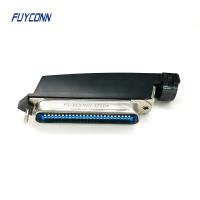 China DDK 57 Series Centronics 50 Pin Female Connector 5770500 Right Angle Hood for sale