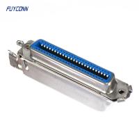 China DDK 57 Series Centronics 50 Pin Female Connector 5770500 Right Angle Hood for sale