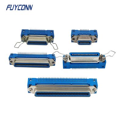 China PCB Right Angle Female Centronics Connector 14pin 24pin 36pin 50pin 64pin for sale