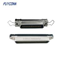 China 36pin Parallel Port Printer Connector , 50 / 64 Pin Solderless PCB Centronics Connector for sale