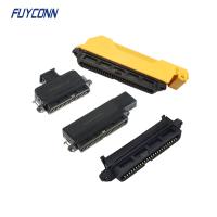 China Female Centronic 50 64 Pin IDC RJ21 Tyco Connector 2.16mm Pitch with Plastic Cover for sale