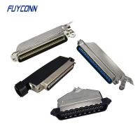 China IDC Centronics Connector 50pin 64pin Male Plug with Metal Hood 2.16mm Pitch for sale