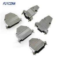 China D Sub Connector Metal Backshell 50pin Straight Top Entry Nickel Plated Dust Cover for sale