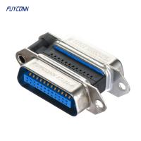 China IEEE 488 GPIB Centronic Connector 24 Pin Male Female PCB Right Angle 2.16mm Pitch for sale