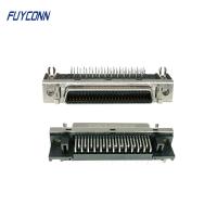 China PCB SCSI Female Connector 1.27mm Right Angle 68 Pin for Servo Applications for sale