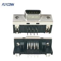 China Right Angle SCSI Connector PCB 50pin 68pin 100pin Female 1A for sale