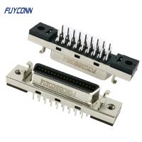 China Straight PCB SCSI Female Servo Connector 14pin to 100pin 1A 500V for sale