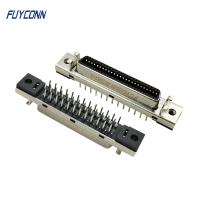 China Straight PCB SCSI Female Servo Connector 14pin to 100pin 1A 500V for sale