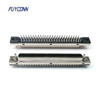 China Straight PCB SCSI Female Servo Connector 14pin to 100pin 1A 500V for sale