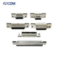 China PCB Straight SCSI Connector Female 50pin 1.27mm Pitch Vertical Mount for Servo Systems for sale