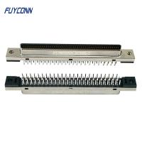 China PCB Straight SCSI Connector Female 50pin 1.27mm Pitch Vertical Mount for Servo Systems for sale