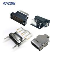 China 34-Pin V.35 Right Angle PCB Connector - Female/Male Crimping Type with 7A Current Rating for sale