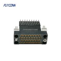 China 34-Pin V.35 Right Angle PCB Connector - Female/Male Crimping Type with 7A Current Rating for sale