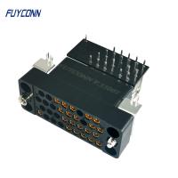 China 34-Pin V.35 Right Angle PCB Connector - Female/Male Crimping Type with 7A Current Rating for sale