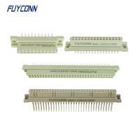 China DIN41612 Female Eurocard Connector 2 Rows 20 32 64 Pin Press Fit Solderless 2.54mm Pitch for sale