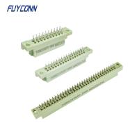 China Female DIN 41612 Connector 2 Rows 20 32 64 Pin PCB Vertical Terminals 2.54mm Pitch for sale