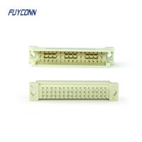 China DIN 41612 Connector Male 3 Rows 48 Pin Vertical PCB Eurocard 2.54mm Pitch for sale