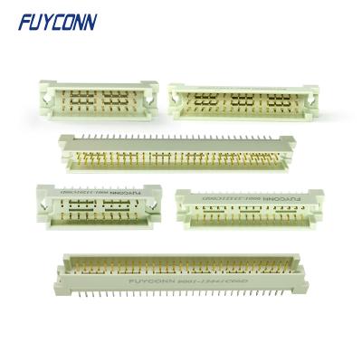 China DIN 41612 Connector Male 3 Rows 48 Pin Vertical PCB Eurocard 2.54mm Pitch for sale
