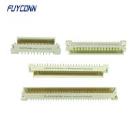 China Straight Male DIN 41612 Connector 2 Rows 20 to 64 Pin Eurocard PCB for sale