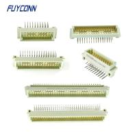 China DIN 41612 96 Pin 3 Row Right Angle Male PCB Eurocard Connector 2.54mm Pitch for sale