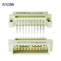 China DIN 41612 96 Pin 3 Row Right Angle Male PCB Eurocard Connector 2.54mm Pitch for sale