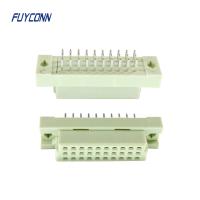 China Female PCB DIN 41612 Connector 3 Row 96 Pin Straight Eurocard Connector for sale